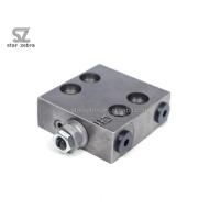 China Komatsu PC130-7 PC160-7 Excavator Hydraulic Reducing Relief Valve Block 702-21-55100 1.5kg for sale