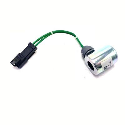 China 24V DC Solenoid Valve Coil 301-3118 3013118 for 140H Excavator H 58mm D 20mm for sale