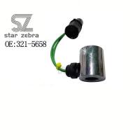 China 24V DC Solenoid Valve Coil 301-3118 3013118 for 140H Excavator H 58mm D 20mm for sale