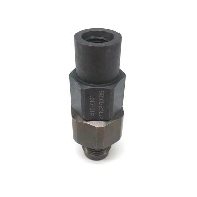 China Fuel Rail Pressure Relief Valve 416-7101 for E320D E323D Excavator Common Rail Injection 0.1kg for sale