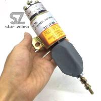 China Kobelco SK75 24V Stop Solenoid Valve 1751-24E7U1B1S5A Excavator Flameout Solenoid for sale