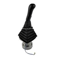 China Excavator Hydraulic Control Joystick Handle Assy for DH DX Models 1kg Black Rubber for sale