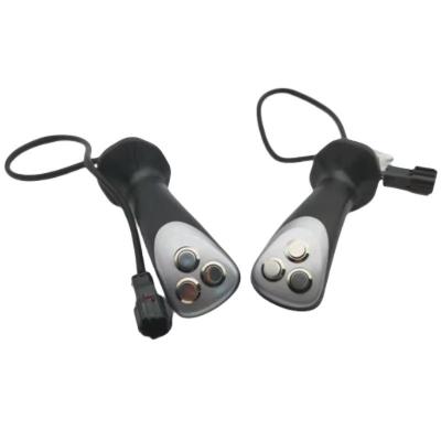 China Excavator Joystick Handle 3 Button for Machinery Repair Shops Wood Grabber Spare Parts for sale