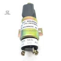 China Excavator 24V Flameout Solenoid Valve S6K Stop Solenoid 1751-2467 0.5kg for sale