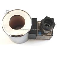 China Excavator Hydraulic Solenoid Valve Coil 24V 12VDC 30W Inner Hole 23mm Length 51mm for sale