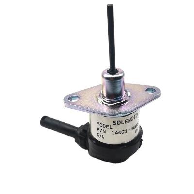 China 12V Fuel Shutoff Solenoid 1A021-60017 for KUBOTA Tractors Excavator Stop Solenoid for sale