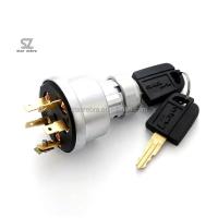 China Steel 3E0156 Ignition Switch for E200B E320 5 Lines Start Switch Excavator Parts for sale
