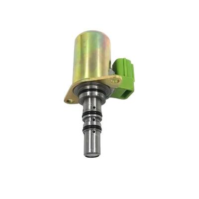 China Kobelco SK60SR SK70SR Excavator Solenoid Valve YT35V00005F1 0.5kg Green Plug for sale