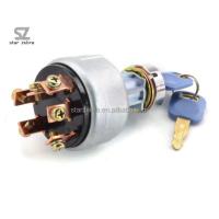 China Three Position Ignition Switch for Excavator Bulldozer Komatsu Kobelco Hitachi Carter Hyundai 12V for sale