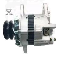 China Factory Supply E320B E320C S6K Alternator 24V 80A 3 OEM 34368-01100 A4T6686 for sale