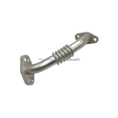 China T409038 C4.4 Excavator Oil Return Pipe Turbocharger Oil Drain Tube 120mm Length for sale