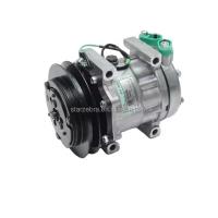 China SD7H13 R134a Excavator AC Compressor for SK350-8 High Guarantee 12V Air Conditioning Compressor for sale