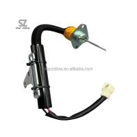 China Excavator Flameout Solenoid Valve for Kubota U15 Xugong 15U 17 Lingong 16 Engine Stop Switch 12V for sale