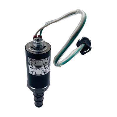China STAR ZEBRA SK200-2 SK200-3 SK200-5 Excavator Hydraulic Pump Solenoid Valve KDRDE5K-20/30C12A-111 for sale