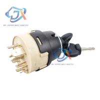 China STAR ZEBRA Ignition Switch 70180184 9 Pin 2 Keys for 3CX 4CX LV60 B110B Excavator Loader for sale