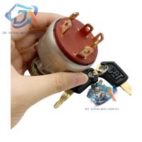 China STAR ZEBRA Excavator Ignition Switch 9G7641 7Y3918 3E-0156 24V Heavy Duty Starter Switch for sale