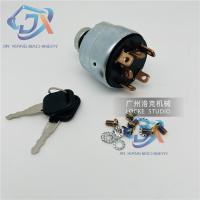 China STAR ZEBRA Excavator Ignition Switch for Liugong LG406C LG907 LG908 LG915 LG922 24V Starting Switch for sale