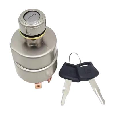 China STAR ZEBRA Ignition Switch Lock Key for Lonking Excavator 60 85 150 215 225 Digger Accessories for sale