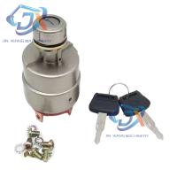 China STAR ZEBRA Ignition Switch Lock Key for Lonking Excavator 60 85 150 215 225 Digger Accessories for sale