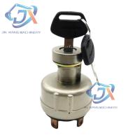 China STAR ZEBRA SH200 SH120 Ignition Starter Switch with Keys KHR3077 for SUMITOMO Excavator 2 Keys for sale