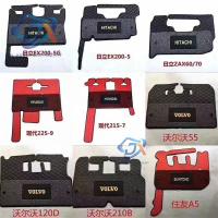 China STAR ZEBRA Rubber Cab Floor Mat for Komatsu PC200-7 PC200 PC220 Excavator Heavy Duty Anti Slip for sale