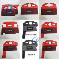 China STAR ZEBRA Rubber Cab Floor Mat for Komatsu PC200-7 PC200 PC220 Excavator Heavy Duty Anti Slip for sale