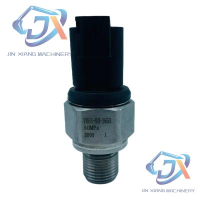 China High Quality PC200-7 PC300-7 Excavator High Pressure Sensor 7861-93-1651 7861-93-1650 for sale