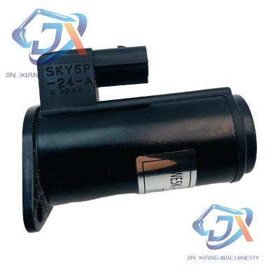 China Kobelco SK200-330-6E/8 Solenoid Valve Coil KWE5K-31 G24DA50 Excavator Accessories for sale