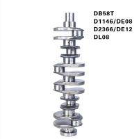China Forged Steel Crankshaft 150107-00187 for Excavator Engine DB58T D1146 DE08 D2366 DE12 DL08 for sale