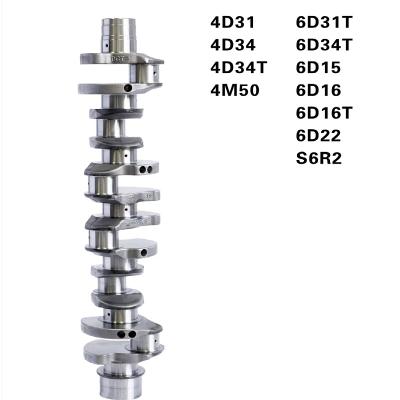 China Crankshaft for Excavator Engine 4D31 4D34 4D34T 4M50 6D31T 6D34T ME012350 ME013668 for sale