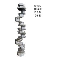 China Forged Steel Crankshaft for Excavator Engine D13D D12D D6D D6E 22235114 11221424 for sale
