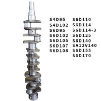 China Crankshaft for Excavator Engine S6D107 S6D108 S6D110 S6D114 6754-01-1310 6222-31-1110 for sale