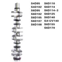 China Crankshaft for Excavator Engine S6D125 S6D140E-2 S6D170 6151-31-1110 6211-31-1010 for sale