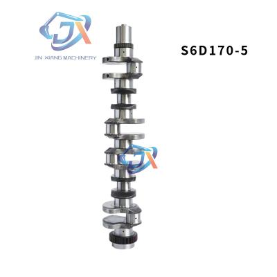 China FCF DCT Engine Crankshaft 6245-31-1100 for Komatsu Dump Truck HD465-7E0 Excavator PC1250-8 S6D140-5 SAA6D170E-5 for sale