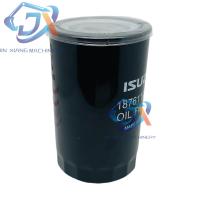 China Isuzu 6BG1 4HK1 6HK1 Engine Oil Filter 1-87611007-0 for ZX200 ZX330 Excavator Parts for sale