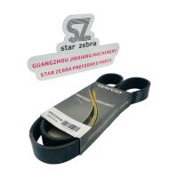China Engine Cooling Fan Belt 8PK1155 1876184560 8973628150 for ISUZU Hitachi Excavator Parts for sale