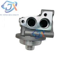 China Komatsu PC400-7 Excavator 6D125 Diesel Fuel Filter Housing 6217-51-5112 Oil Filter Head for sale