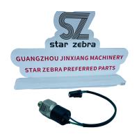 China Hydraulic Main Pump Oil Pressure Sensor 25718035106 for XCMG Liugong Excavator Parts 24V for sale