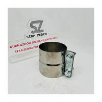 China Heavy Duty Muffler Clamps Exhaust Pipe Clips for Cat Hitachi Kobelco Doosan Daewoo Hyundai Sumitomo Excavator Parts 50mm 60mm for sale