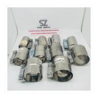 China Heavy Duty Muffler Clamps Exhaust Pipe Clips for Cat Hitachi Kobelco Doosan Daewoo Hyundai Sumitomo Excavator Parts 50mm 60mm for sale