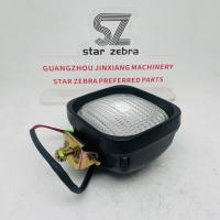 China LED Small Light 12V 24V for Excavator Spare Part Plastic Round Construction Machinery Light for sale