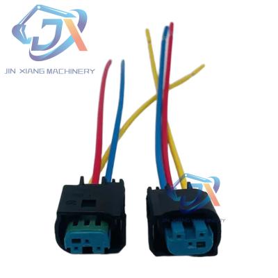 China Excavator High Pressure Sensor 6E Low Pressure Plug High Temperature Resistant for SK200 230 350-6-8 Super 8 for sale