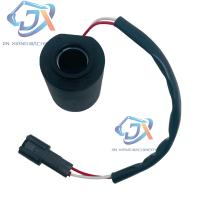 China Kato HD512 820 1023 1430 Pilot Lock Rotary Solenoid Valve Coil 12V 24V Construction Machinery Parts for sale