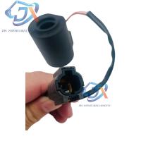 China Kato HD512 820 1023 1430 Pilot Lock Rotary Solenoid Valve Coil 12V 24V Construction Machinery Parts for sale
