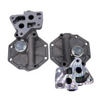 China Engine Oil Filter Seat 4 Holes 1R-0739 8 Holes 1R-0749 for Excavator E320B E320C E320D for sale