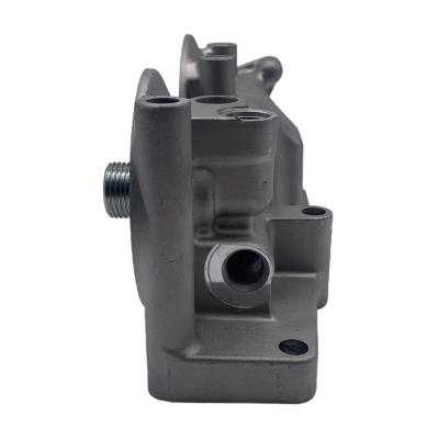 China 4BD1 Engine Oil Filter Head for Kobelco SK120 Sumitomo SH120 Excavator Parts for sale