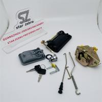 China Kubota 155 161 185 Excavator Cab Door Lock Assembly with Inner Outer Handles Lock Cylinder for sale