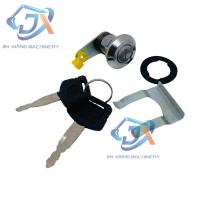 China Kubota 155 161 185 Excavator Cab Door Lock Assembly with Inner Outer Handles Lock Cylinder for sale
