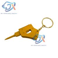 China Mini Excavator Bulldozer Loader Model Ornament Ashtray Pen Holder Souvenir Keychain Gift 10cm for sale