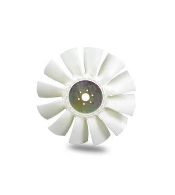 China Excavator Diesel Engine Fan Blade 7 Blades 4 Holes Cooling Fan for 6BG1 6D102 6D104 S6K S4K J05 J08 for sale